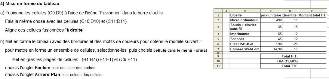 3eme - exercices tableur. - monsieurtechno.overblog.com