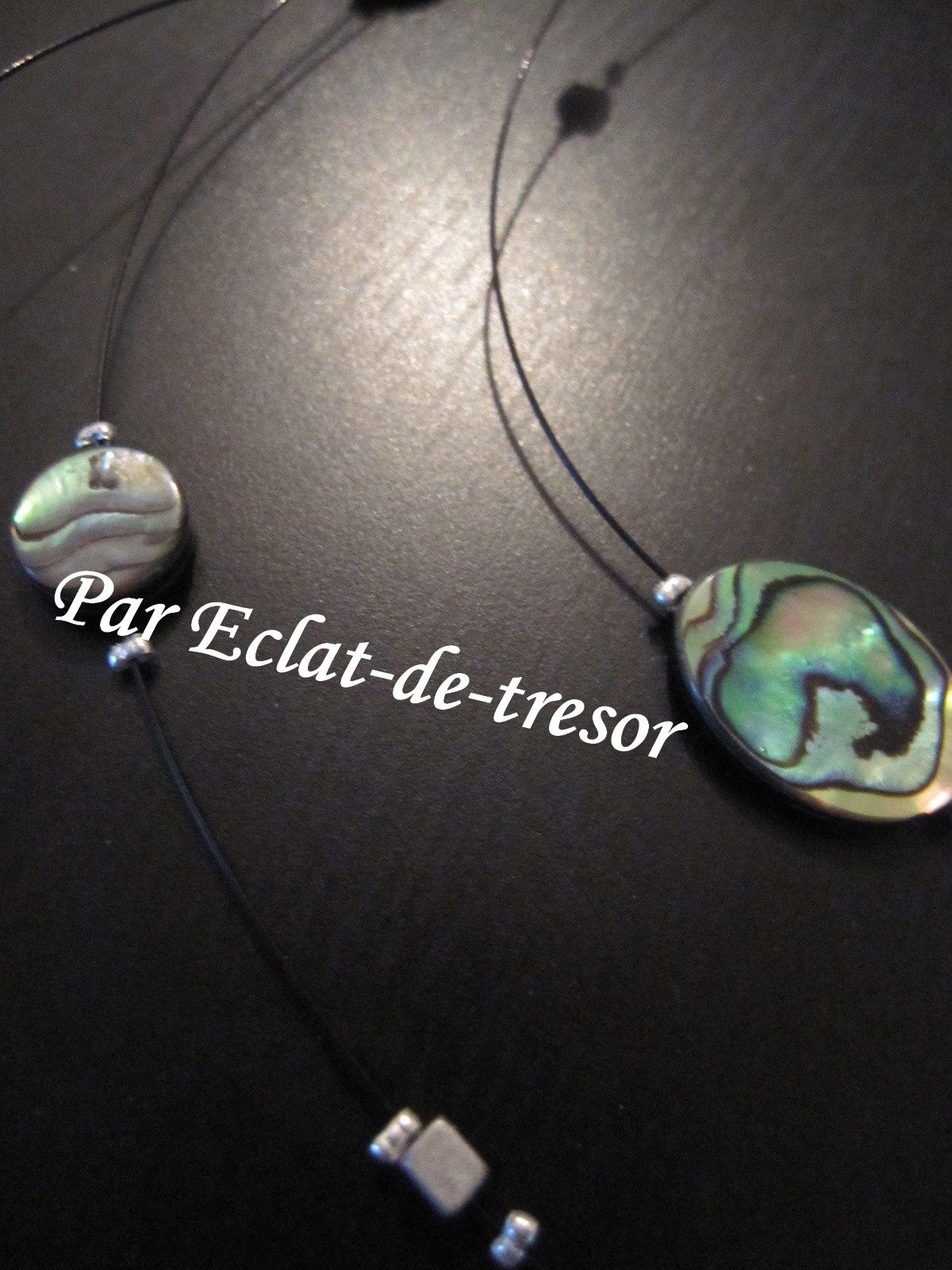 Colliers en vente (CLIQUEZ SUR LA PHOTO) - Eclat de trésor, handmade jewelry