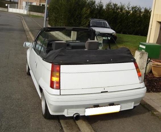 Gros plan: la Super 5 cabriolet EBS - Passion Autos Prestiges Anciennes