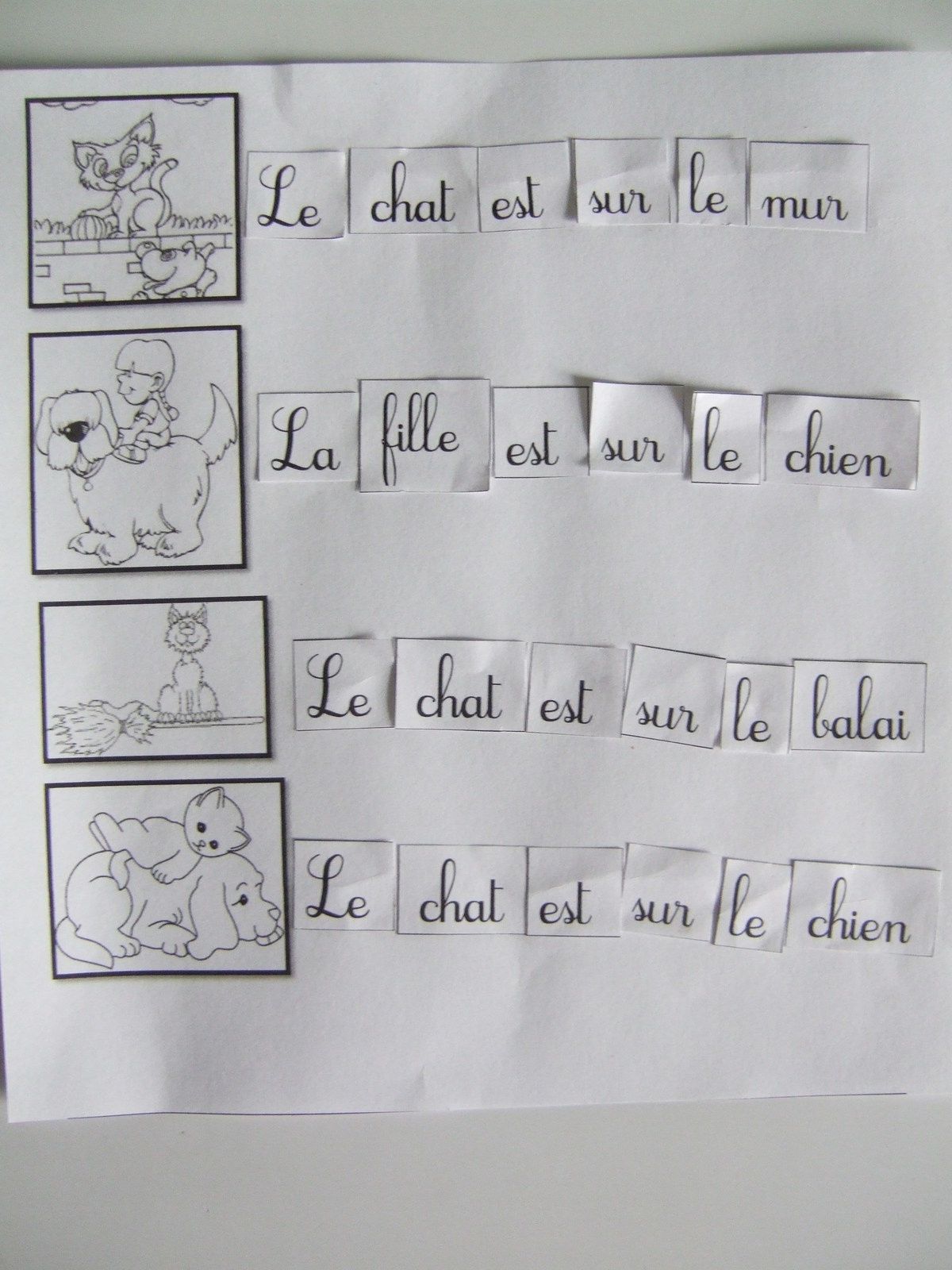 Premières fiches d'activité de lecture et compréhension. - Donne-moi ta ...