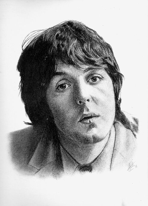 Portrait de Paul McCartney - portraits.aritz.over-blog.com