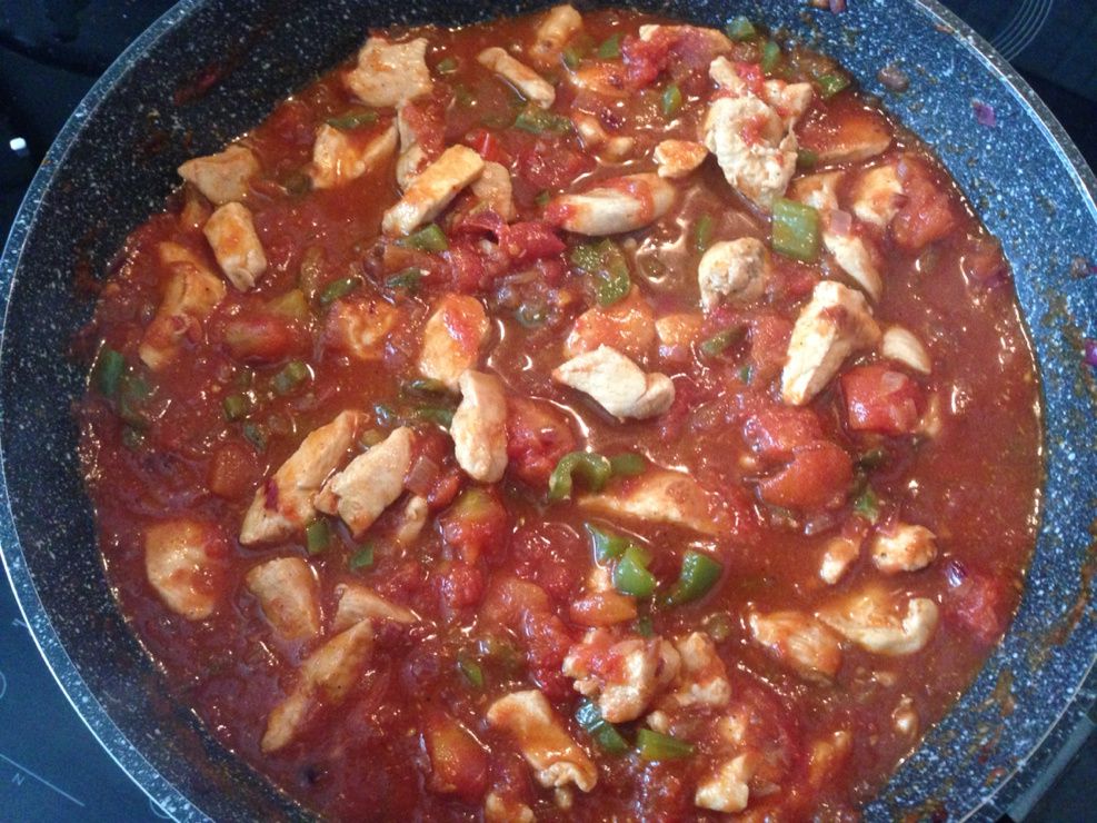 Poulet Aux Poivrons Et Tomates Les Recettes à Sibel