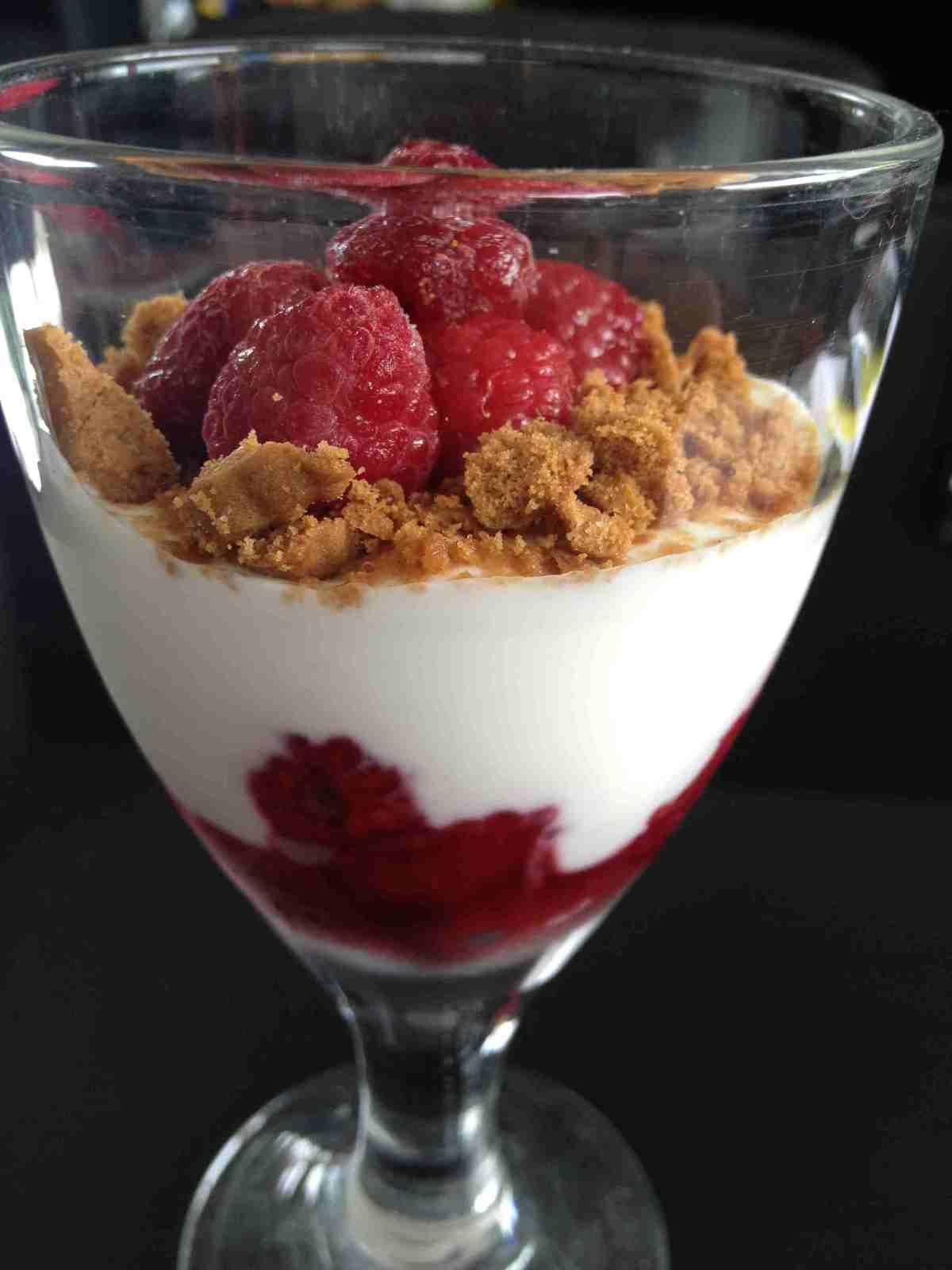 Verrine Fromage Blanc Framboises Et Spéculoos Rachel Et Sa Cuisine
