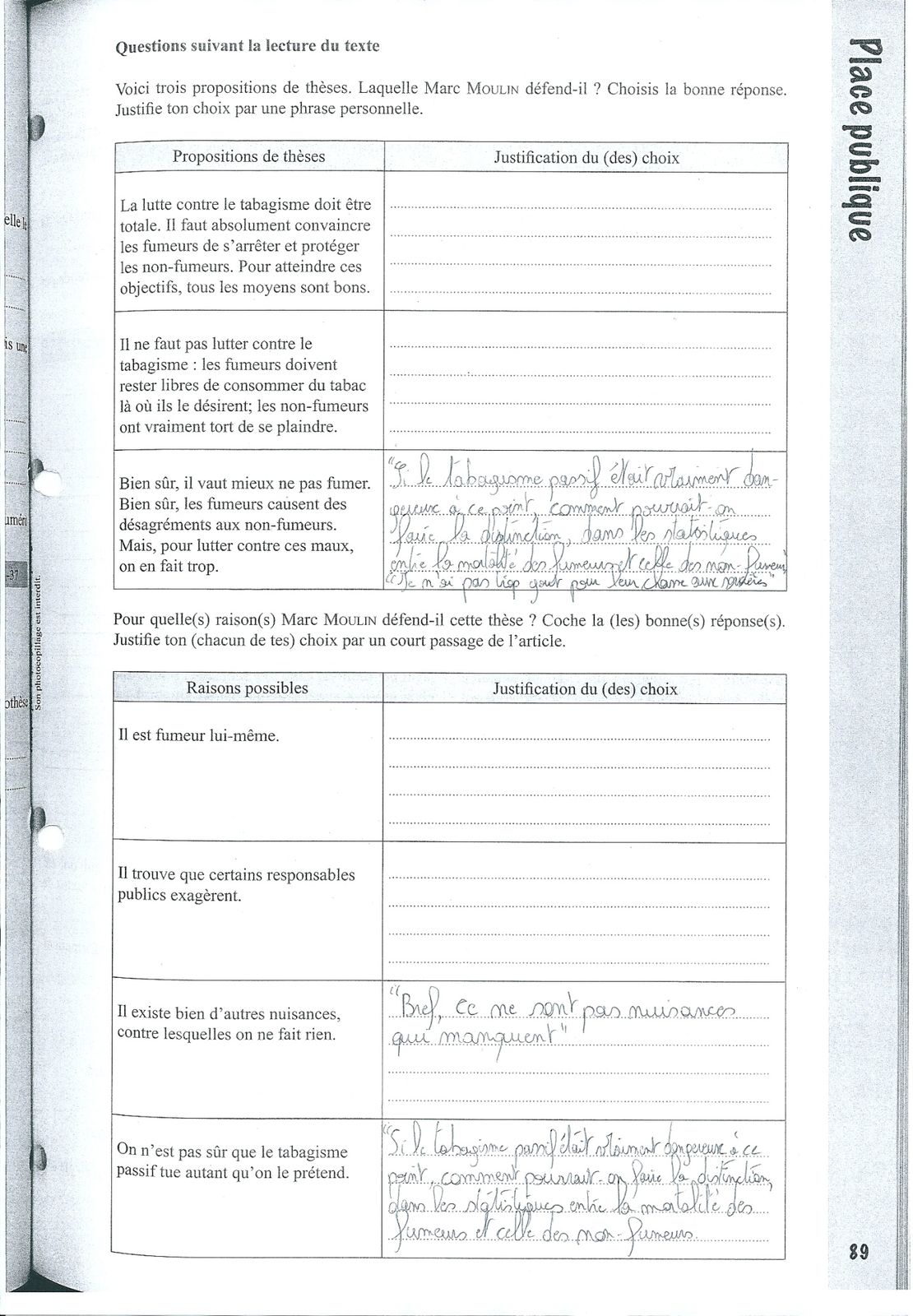 Français - Séquence 4 : Ecrire pour le courrier des lecteurs - 6TQEA ...