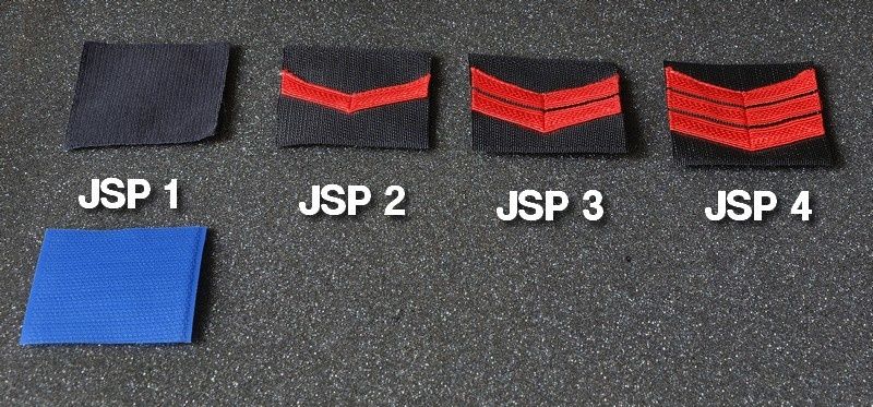 JSP 1 [COURS] Les grades & galons de poitrine - JSP Malesherbes