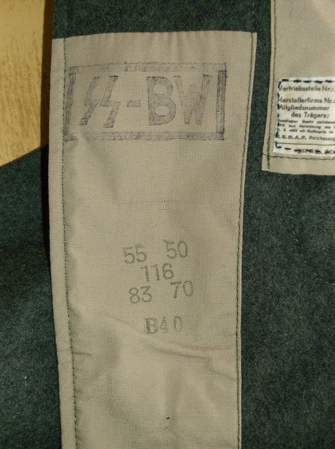 WW2 GERMAN VAREUSE SS VERFÜGUNGSTRUPPE M37 - CollectionWittmannMilitaria.over-blog.com