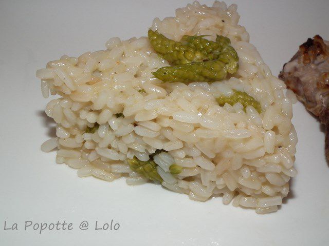 Risotto aux asperges sauvages - La popotte @ lolo Risotto aux asperges sauvages - La popotte @ lolo