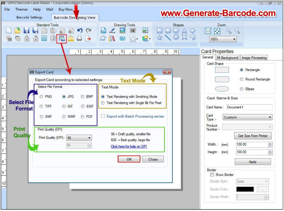 Generate Linear And 2d Barcodes Using Drpu Software Barcode Label