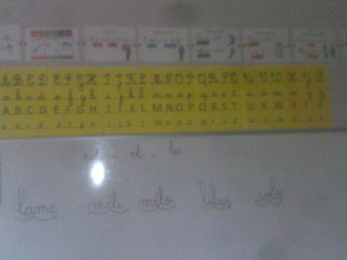 reconnaître les lettres en minuscules et majuscules script ...