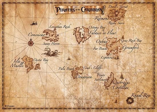 Carte Pirates Des Caraibes | My blog