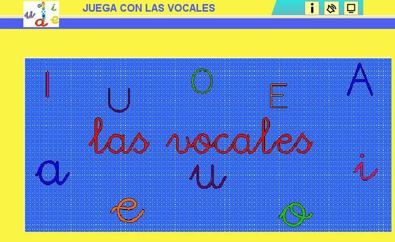 JUEGA CON LAS VOCALES - Juegos Educativos e Interactivos Ciclo Inicial