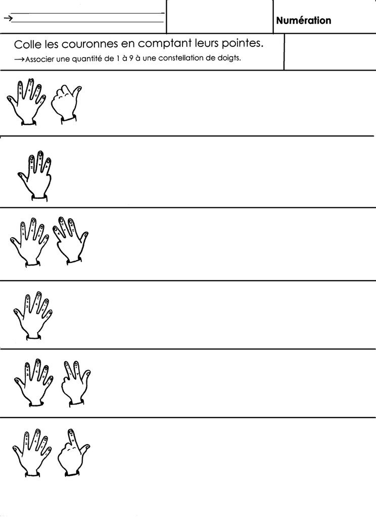 LES ROIS Numération à - école maternelle Gellow