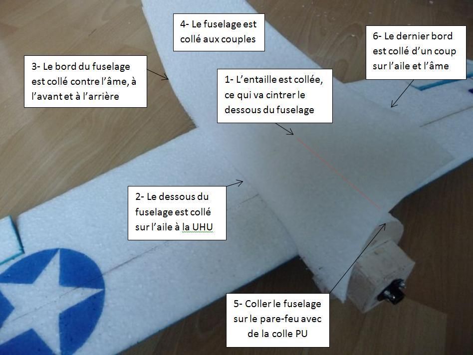 Le fuselage (suite) - Construire des avions en EPP ou en Depron