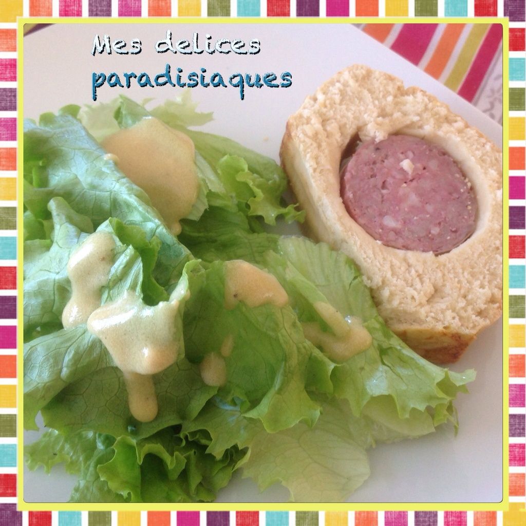 Saucisson brioché avec salade verte - Le blog de ... Saucisson brioché avec salade verte - Le blog de ...