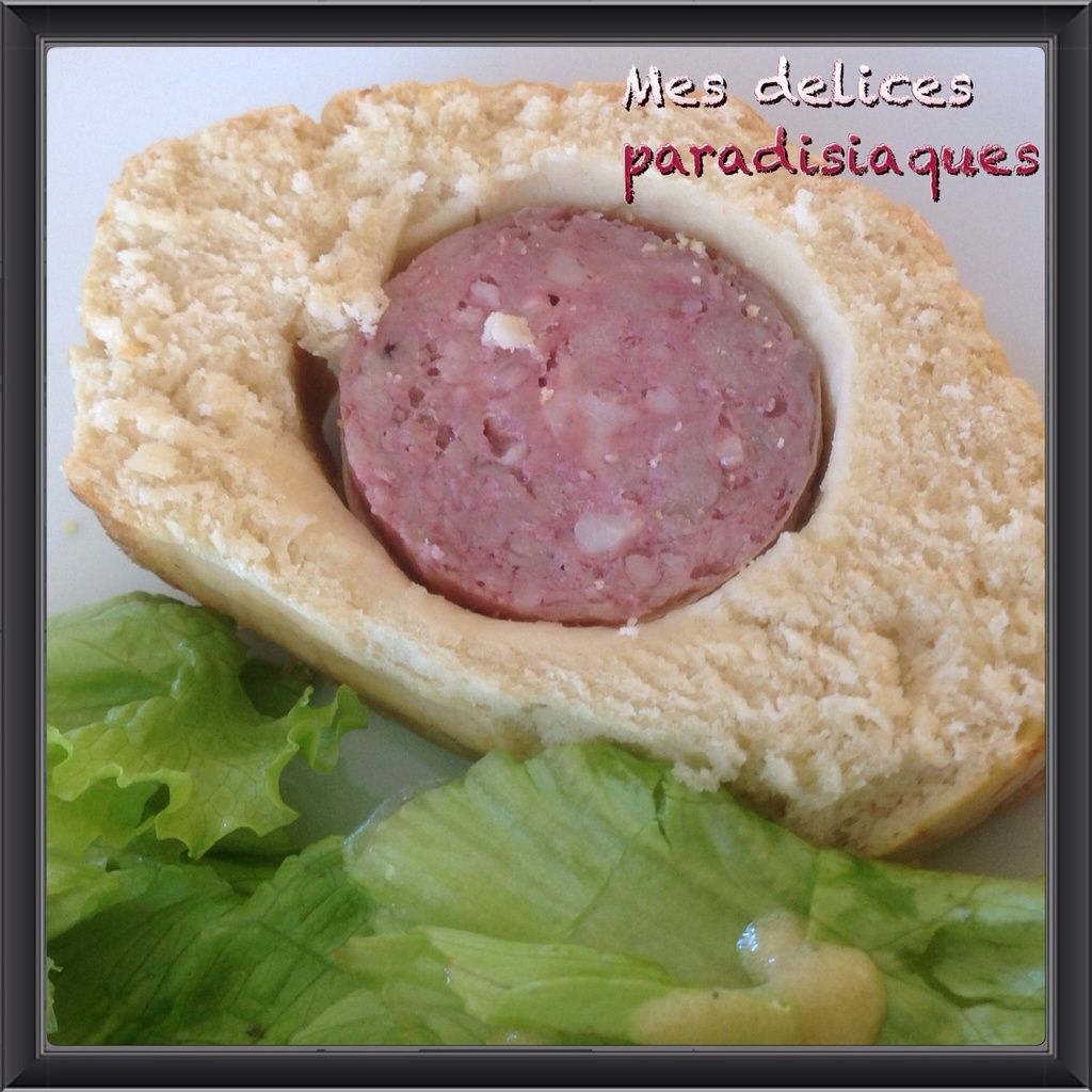 Saucisson brioché avec salade verte - Le blog de ... Saucisson brioché avec salade verte - Le blog de ...