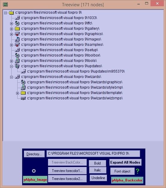 A Vfp Treeview With Background Image Visual Foxpro Codes