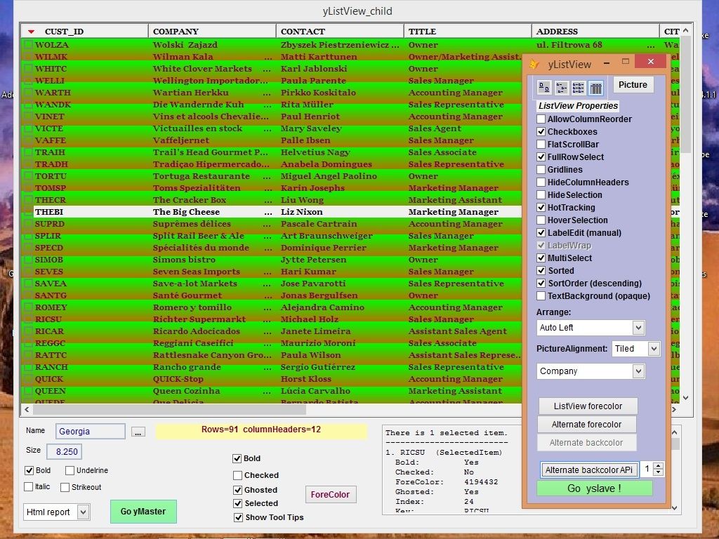 Windows listview on vfp forms - Visual Foxpro codes