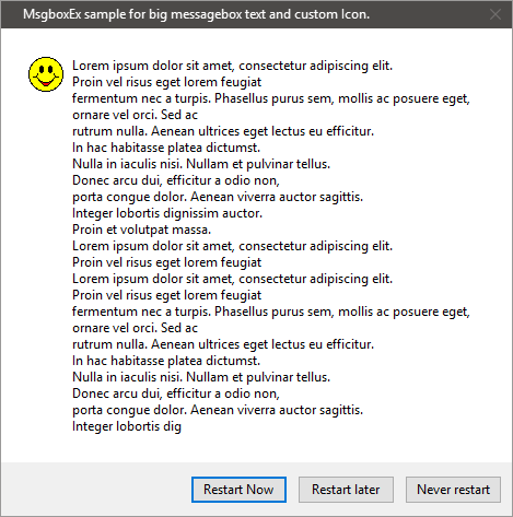 VFP messagebox function Hook (captions and icon) - Visual Foxpro codes