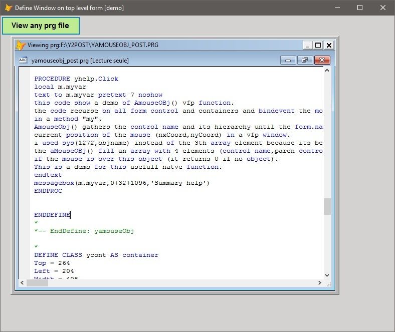 Vfp Define Class Fasrflyer