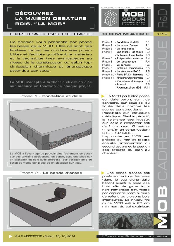 Les bases de la MOB - Maison Ossature Bois au Maroc