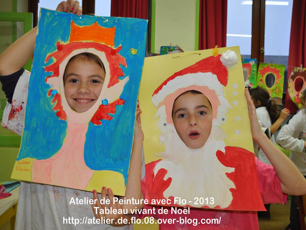 Des tableaux vivants pour Noël à l'école de Donchery ! - L'Atelier de Flo.M