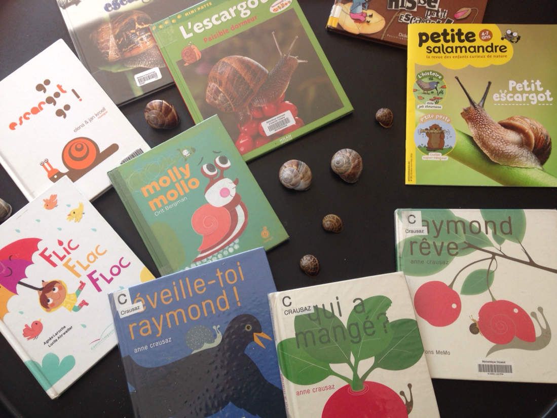 Lectures et activités sur le thème de l'escargot - Maman Fouine