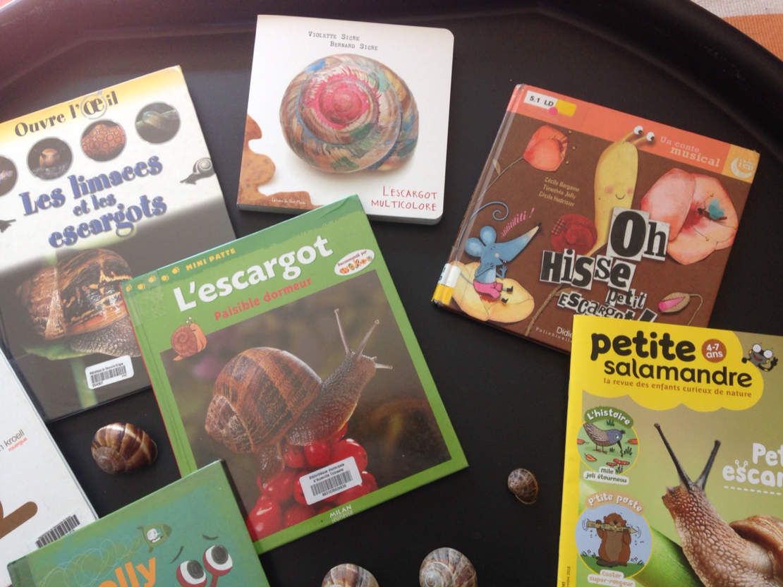 Lectures et activités sur le thème de l'escargot - Maman Fouine
