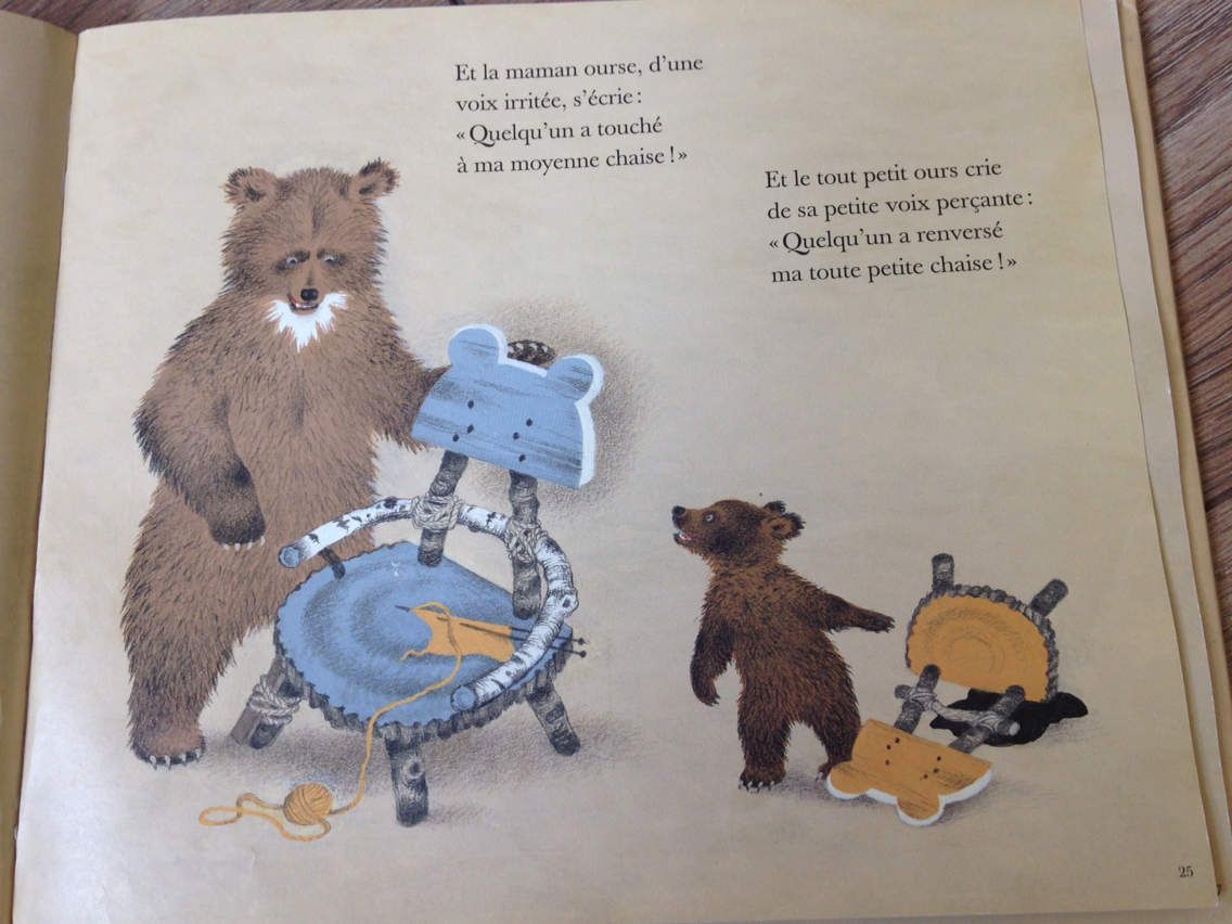 Lecture : Boucles d'Or et les trois ours de Gerda Muller - Maman Fouine