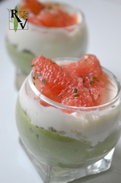 Verrines Avocat And Pamplemousse Recettes Végétariennes