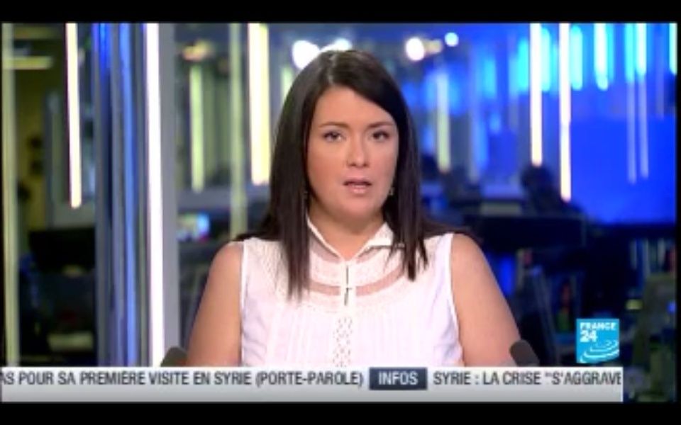 [2012 09 14] AUDREY RACINE - FRANCE 24 - PARIS DIRECT @06H00 ...