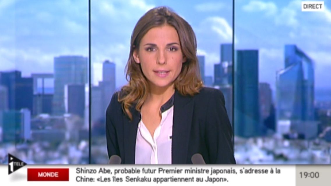 2012 12 16 - ALICE DARFEUILLE - I>TELE - L'EDITION PERMANENTE @19H00 ...