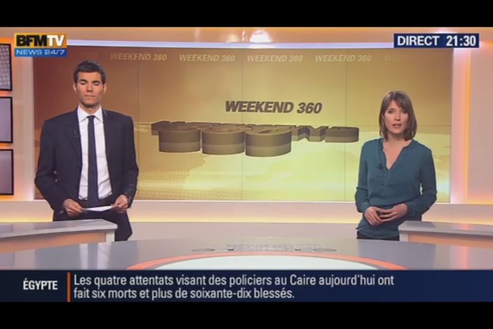 [EN CE MOMENT] LUCIE NUTTIN ce soir sur BFM TV pour WEEK-END 360 ...