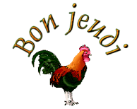 Bon jeudi (poule) gifs - angelina.bessard.overblog.com (angelinascreations)