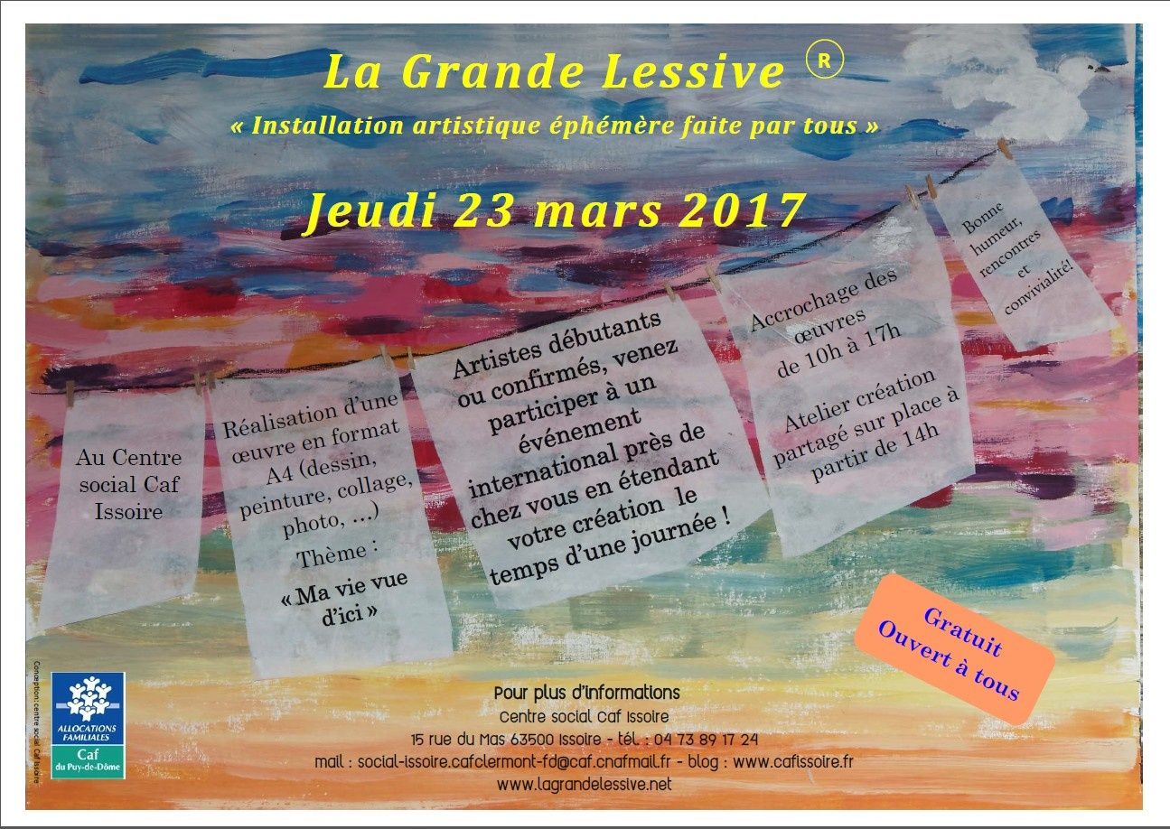 La Grande Lessive ! - RPE (Relais Petite Enfance) API Issoire