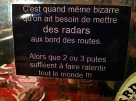 Mieux que les radars au bords des routes - Du Rire : Humour, blague ...