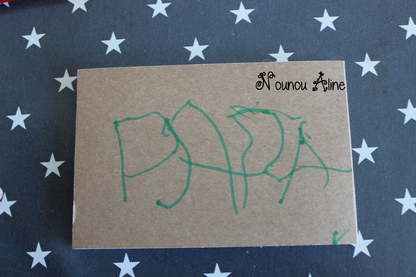 Un bloc notes pour l'anniversaire d'un papa - Nounou Aline