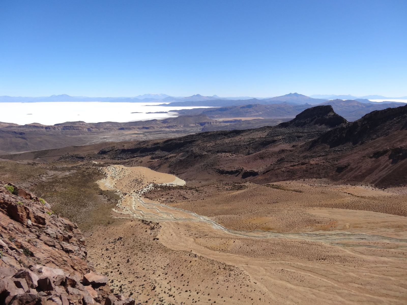 Volcan TUNUPA - Vent de face