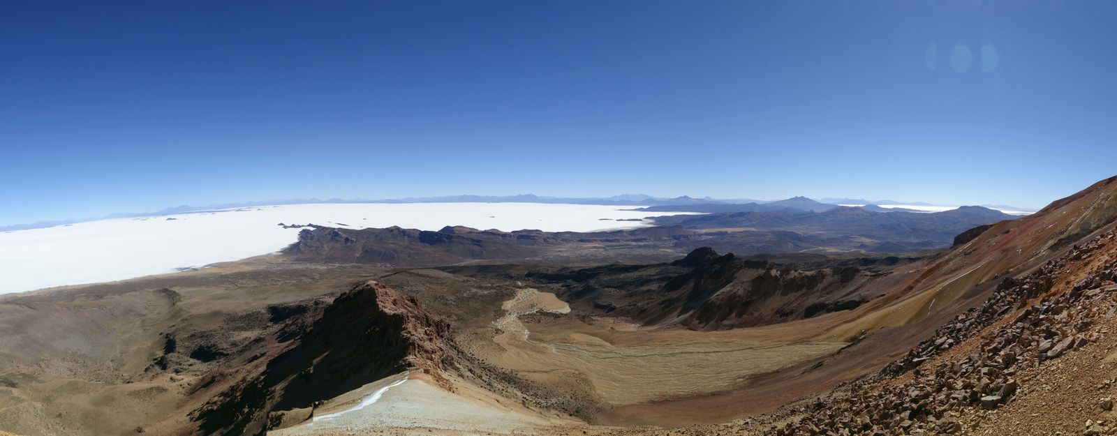 Volcan TUNUPA - Vent de face
