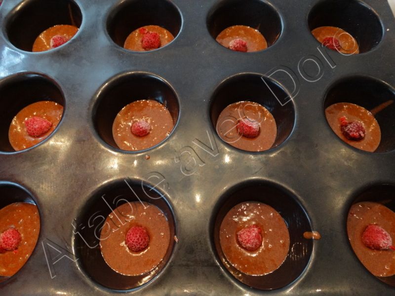 Muffins au chocolat de Christophe Felder - A table avec doro