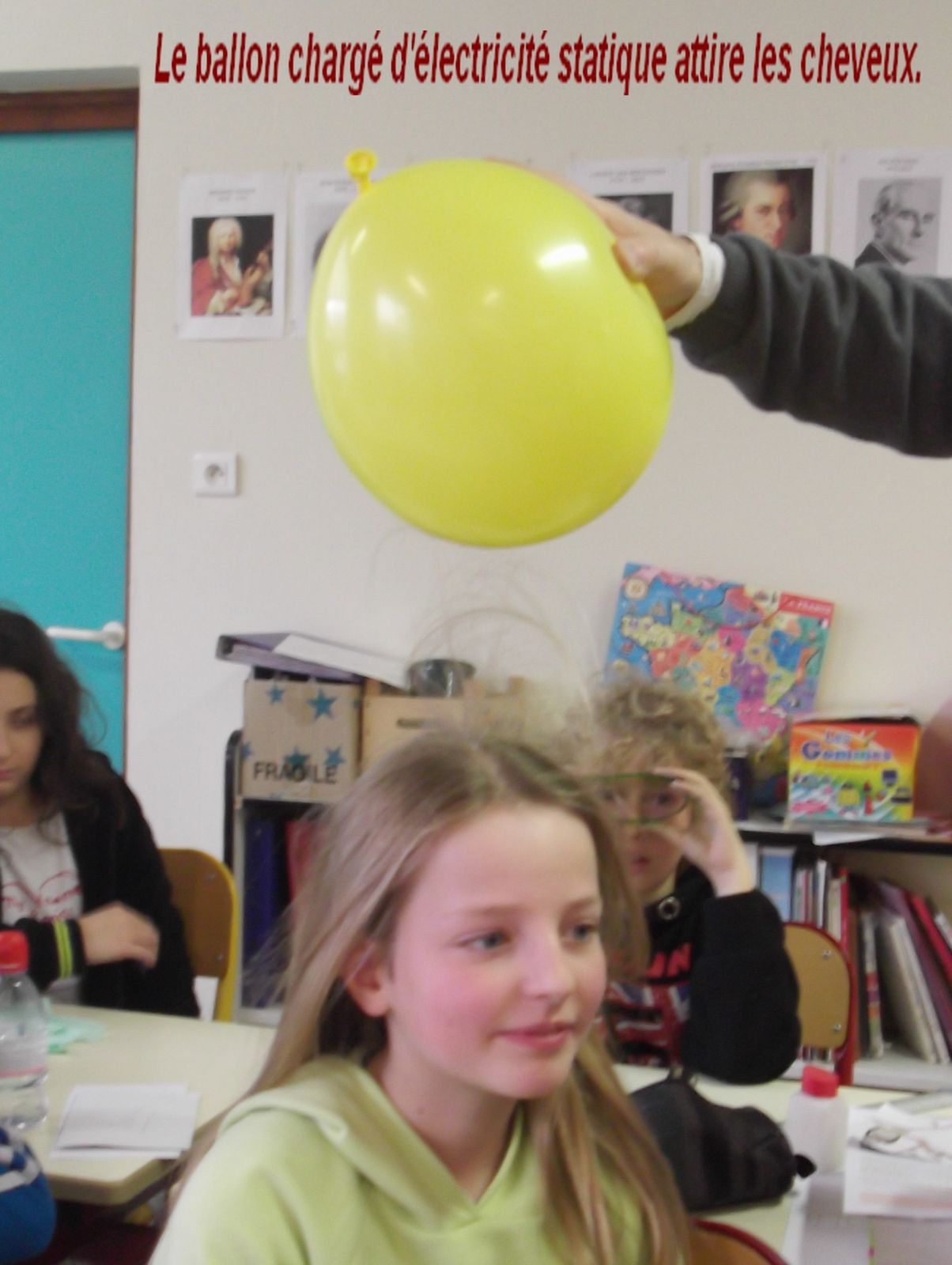 La production électrique et l'électricité statique - Classe du CE2-CM1