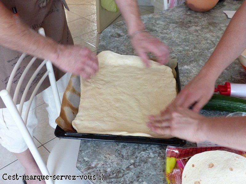 Maxi burger - C'est marqué "servez-vous" ;)