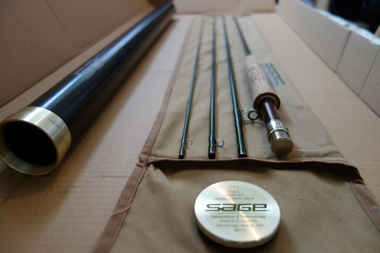 SAGE Z-AXIS 590-4, 9' pieds soie 5 - mouches-de-peche.overblog.com