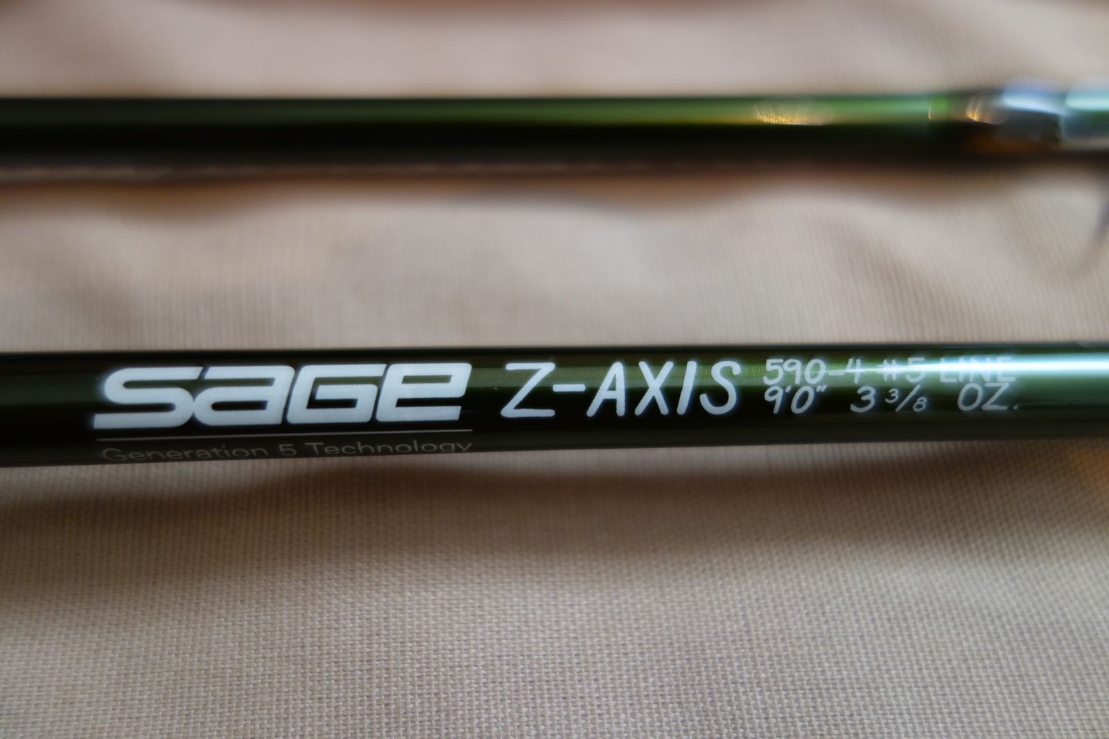 SAGE Z-AXIS 590-4, 9' pieds soie 5 - mouches-de-peche.overblog.com