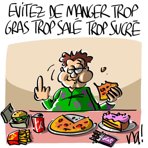 Ne mangez pas trop gras, trop sucré, trop salé! - Revue de presse ...