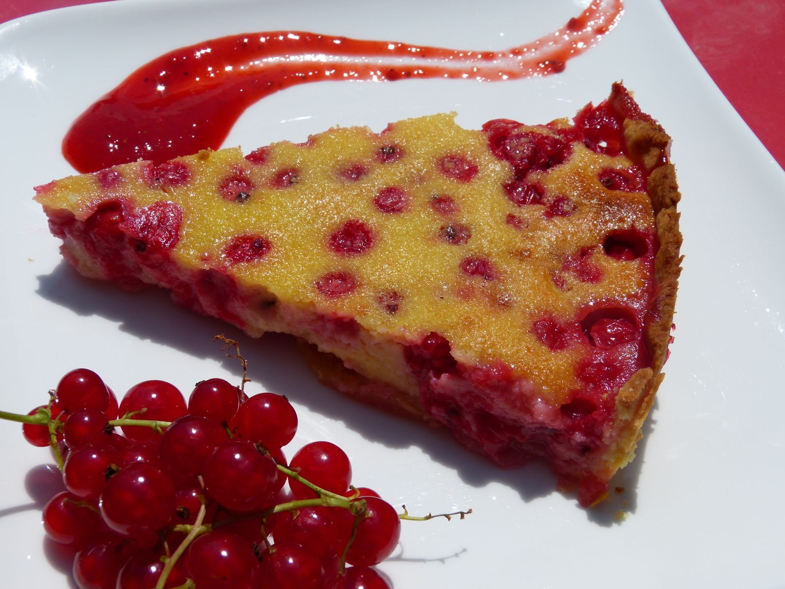 Tarte aux groseilles et amandes - Elles cuisinent...
