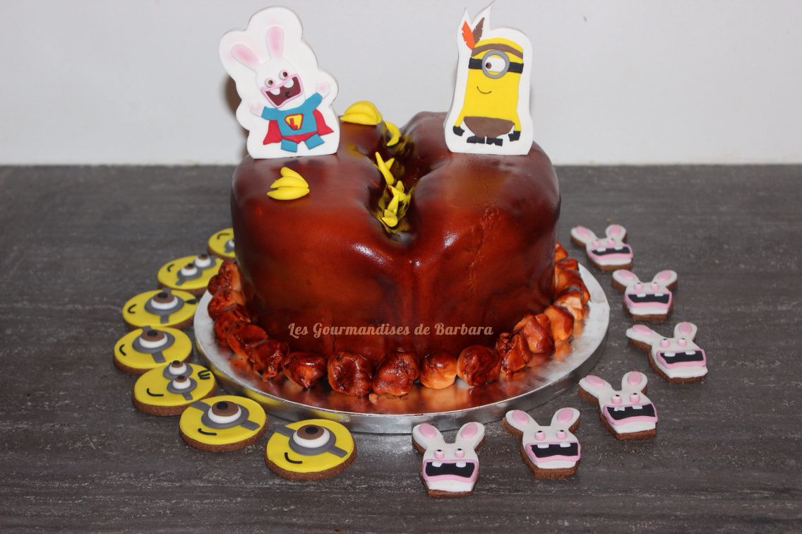 Tutoriel sablés Lapins Crétins et Minions en image