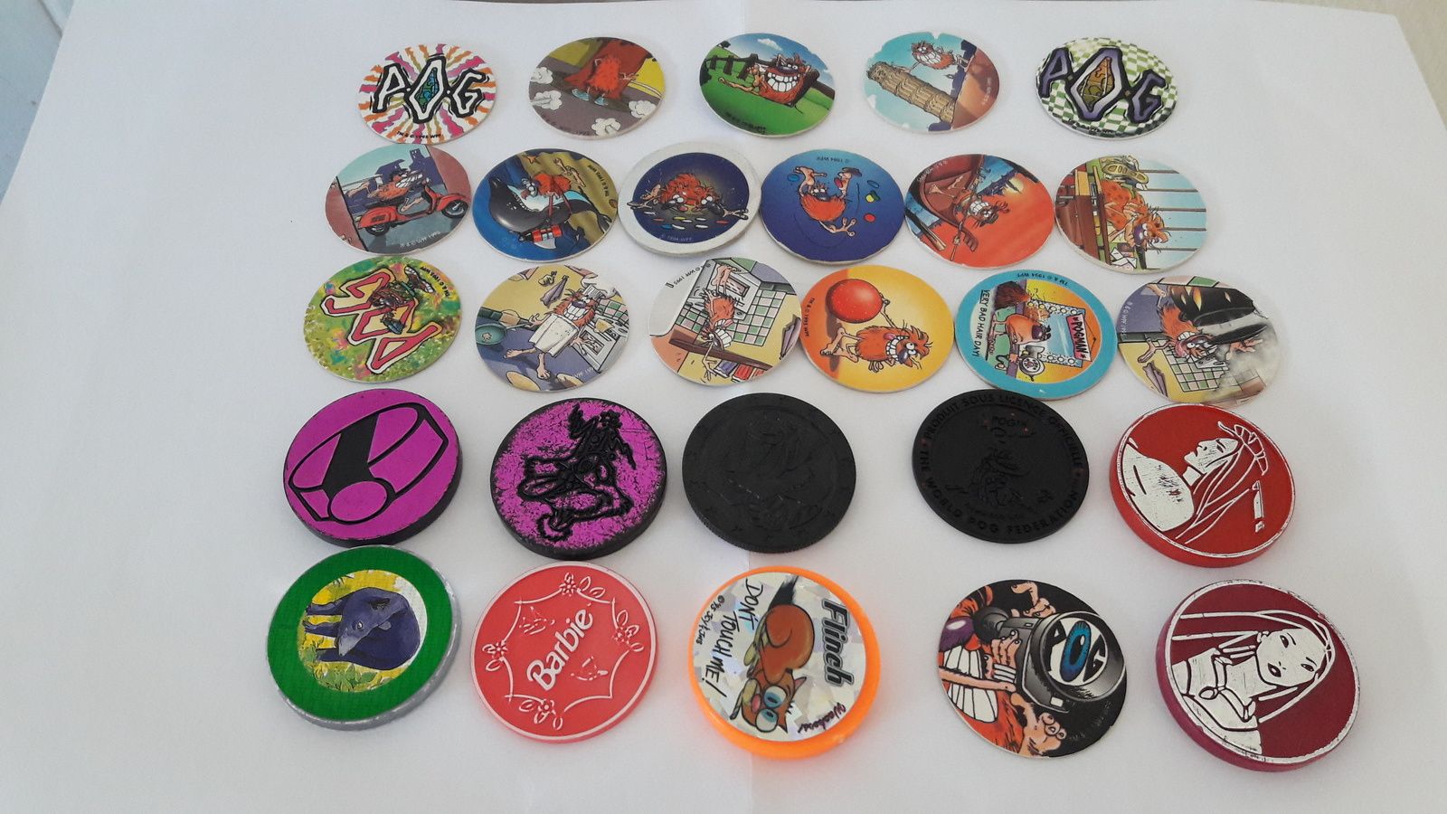 Les Pogs - Les jouets des années 80-90