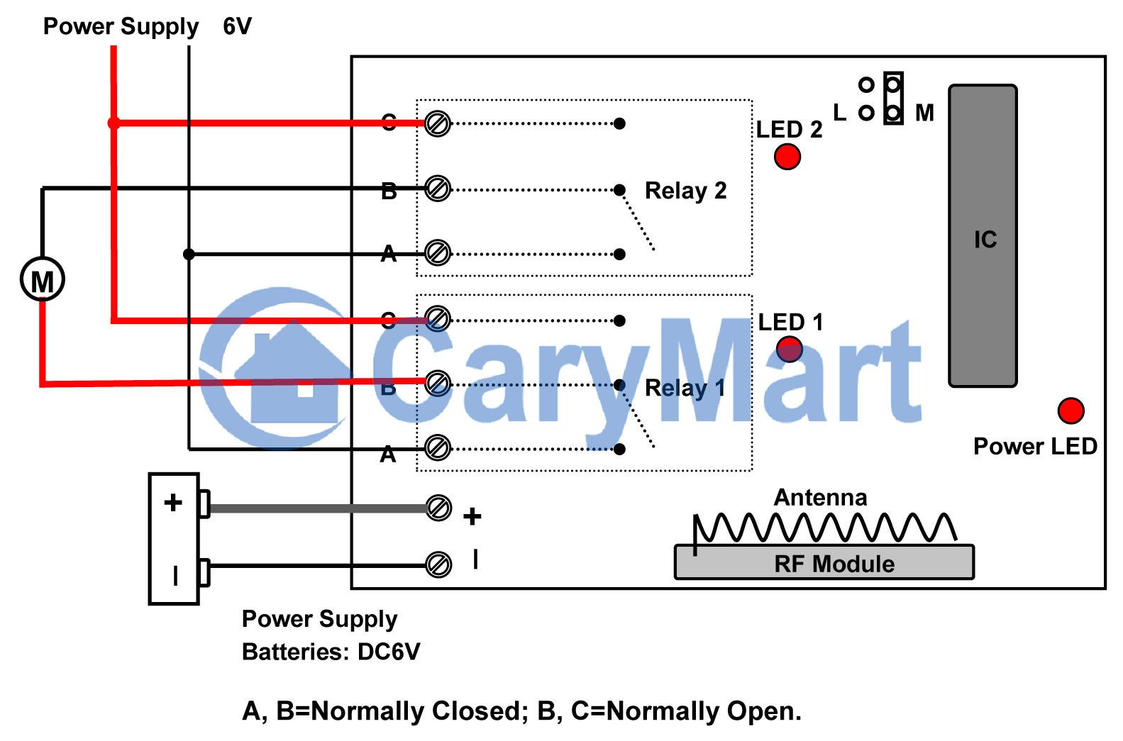 6V Motor Remote Controlling - remotecontrolhome