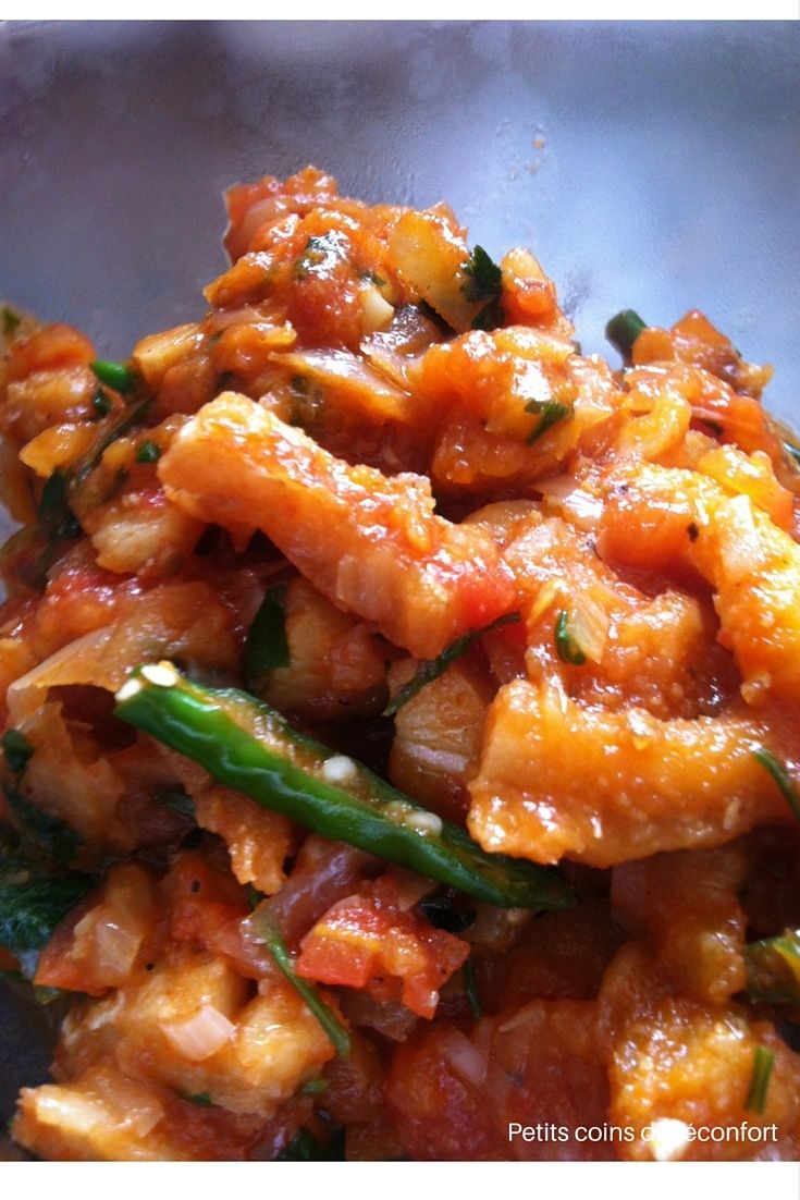 Rougail de poisson salé - Petits coins de réconfort