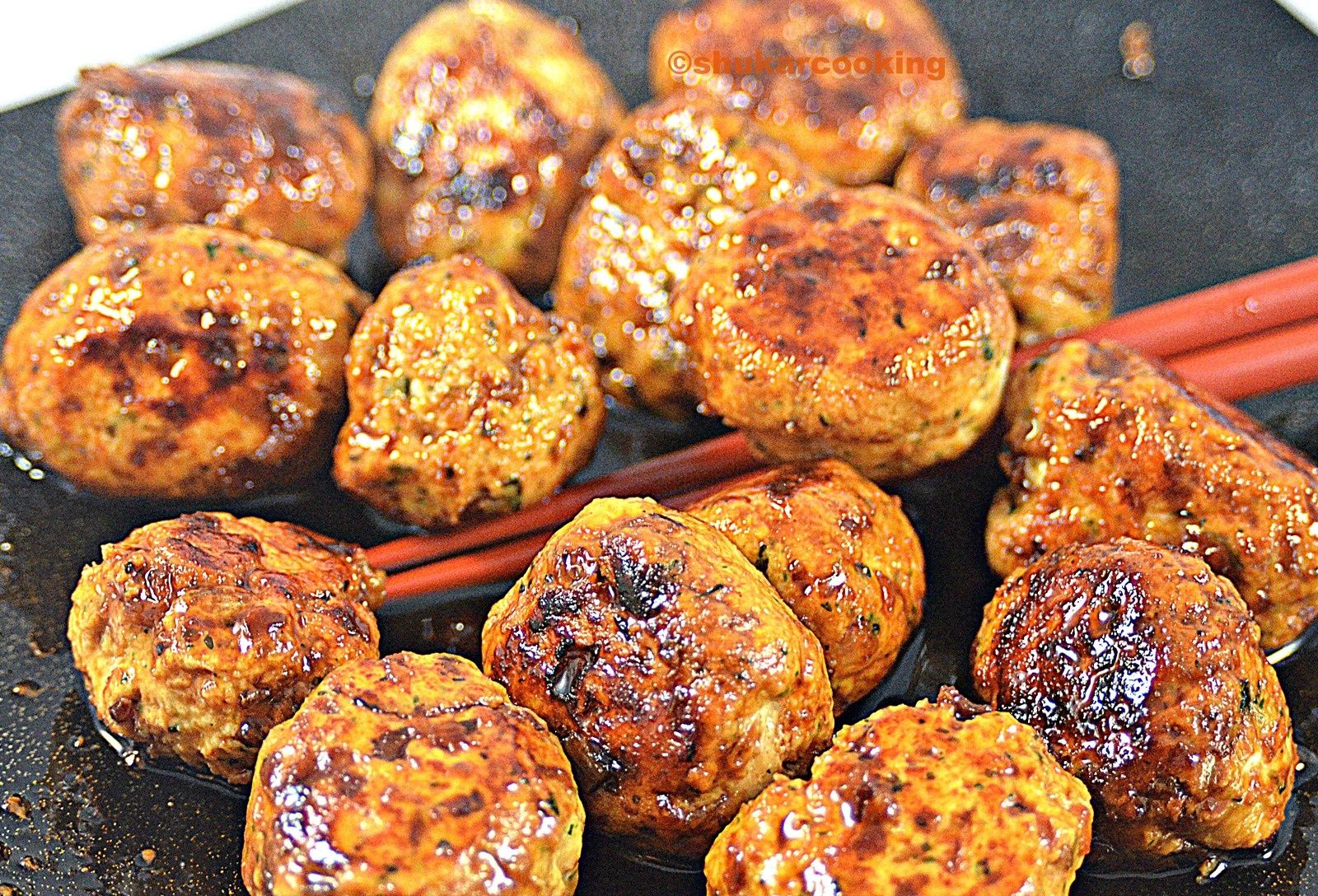Boulettes De Poulet Sauce Soja Caramélisée Shukar Cooking